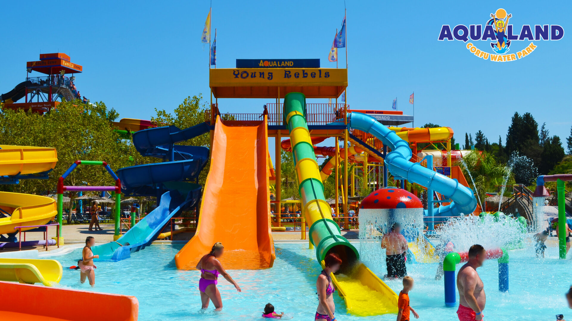Young rebels in Aqualand | Agios Ioannis Corfu