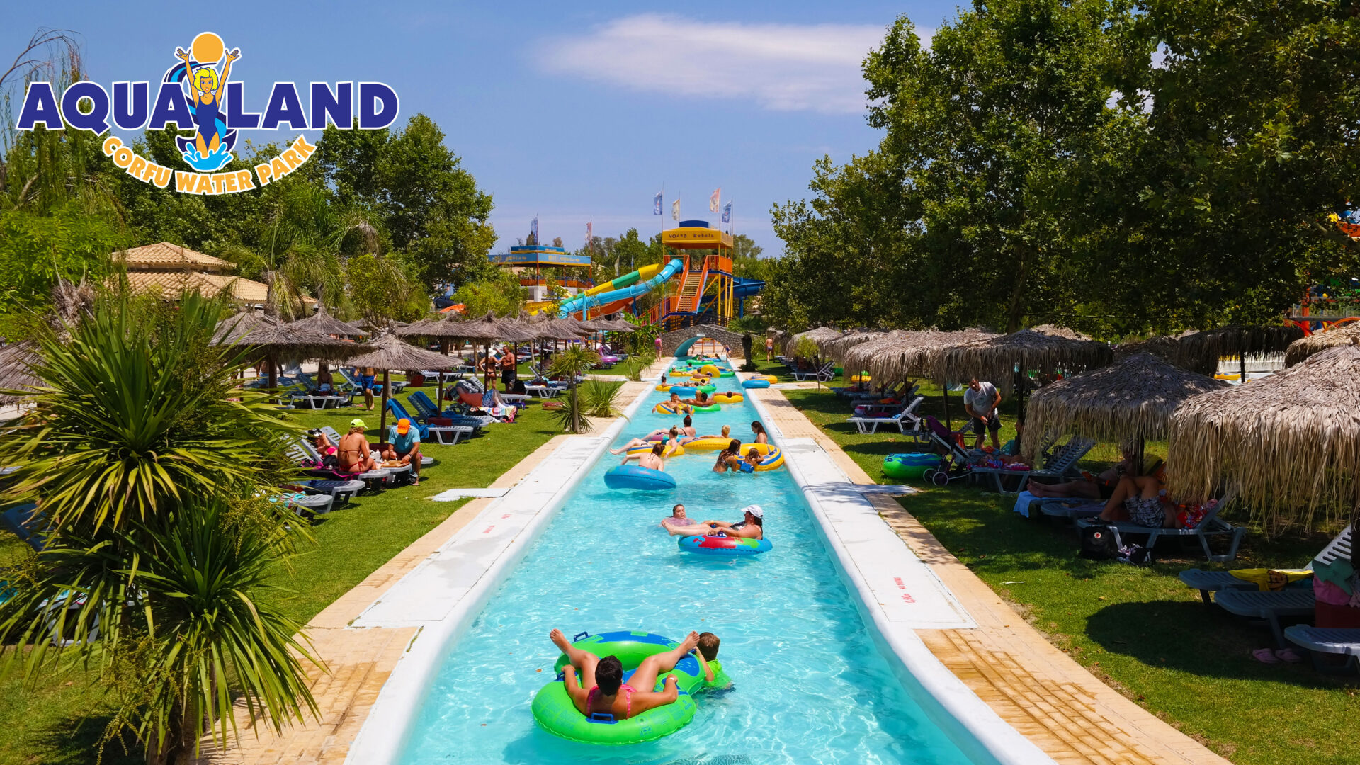 Lazy river in Aqualand | Agios Ioannis Corfu